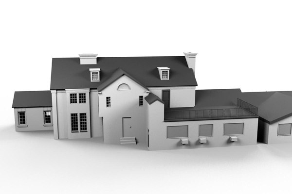 3d model elvis mansion