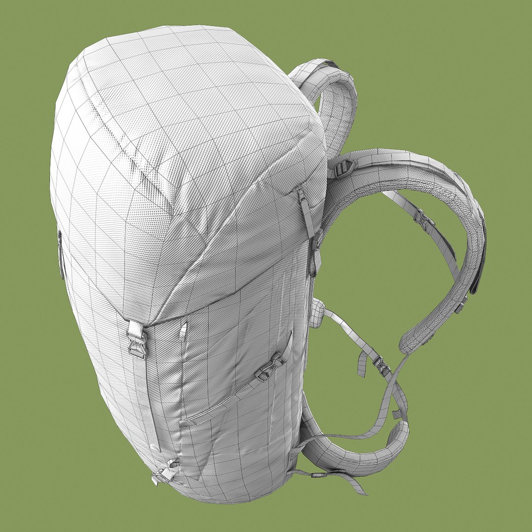 3D Backpack Hiking - TurboSquid 1527934