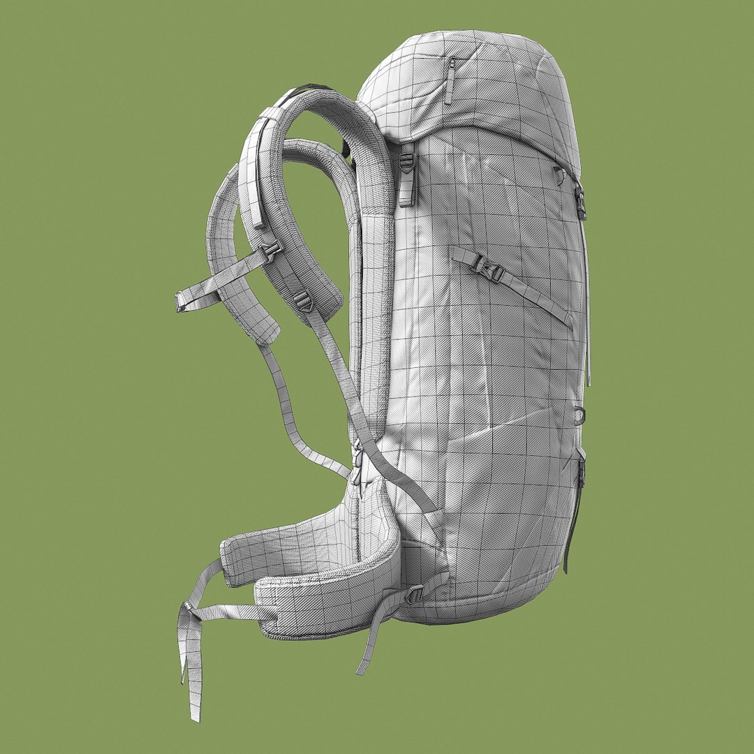 3D Backpack Hiking - TurboSquid 1527934