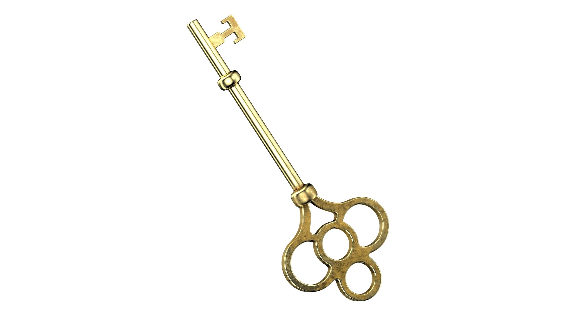 3D Old Key Model - TurboSquid 1539952