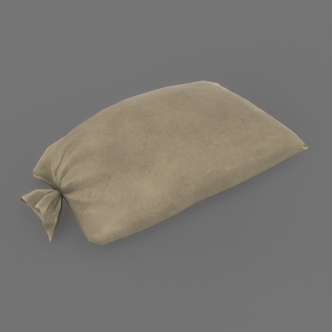 Sandbag Low Poly 3D Model - TurboSquid 1883299