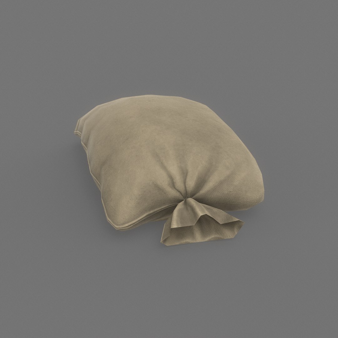 Sandbag Low Poly 3D Model - TurboSquid 1883299