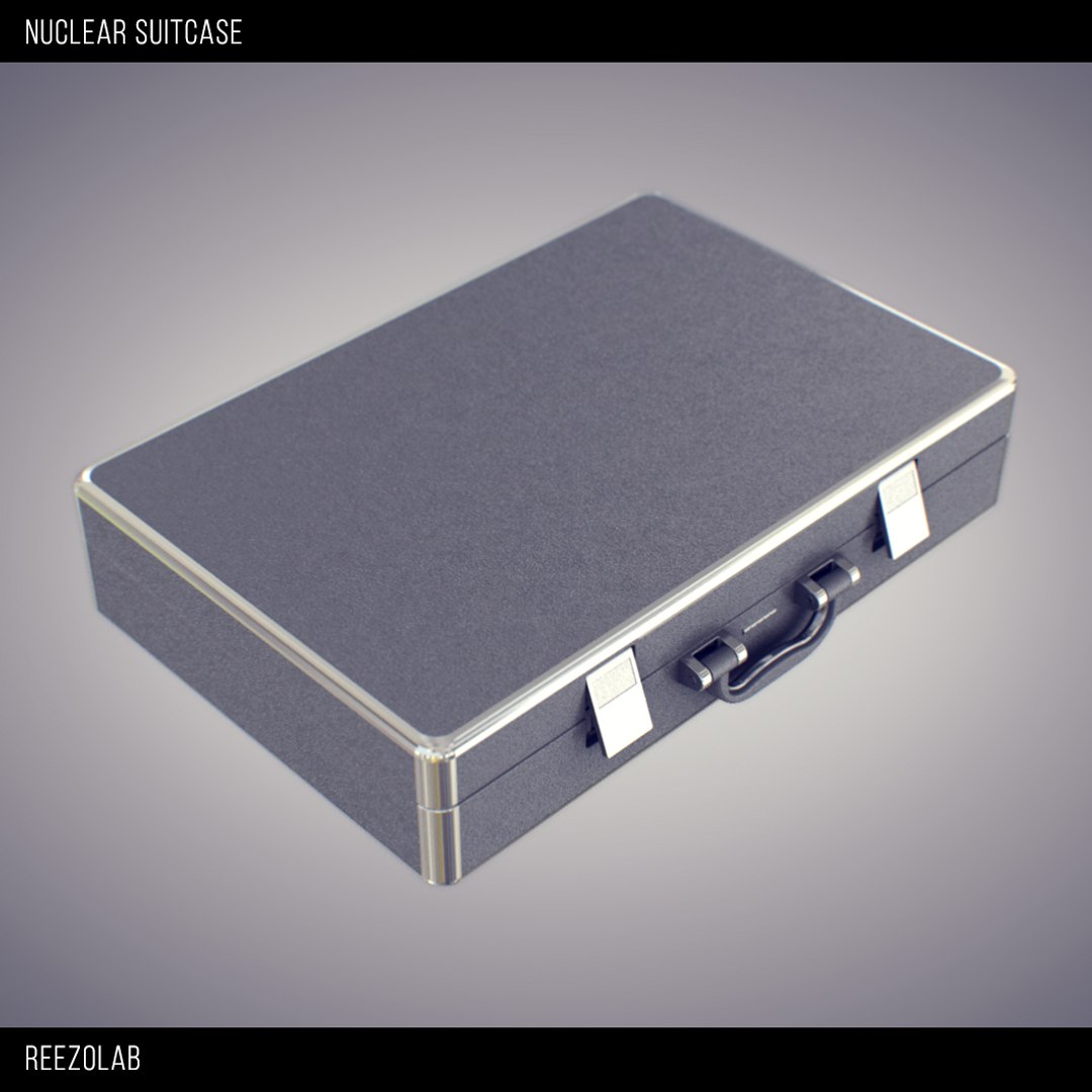 3d Obj Nuclear Suitcase