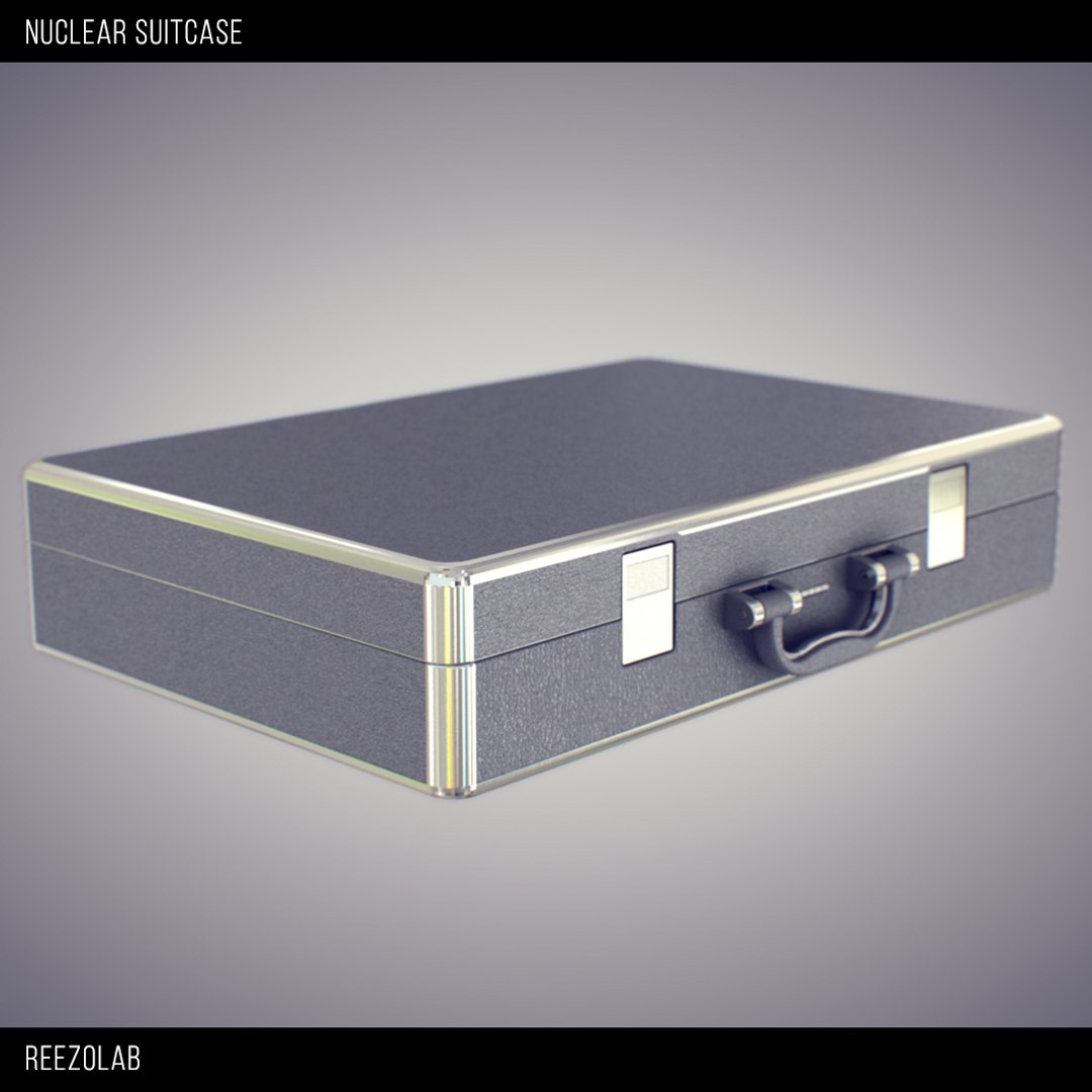 3d Obj Nuclear Suitcase