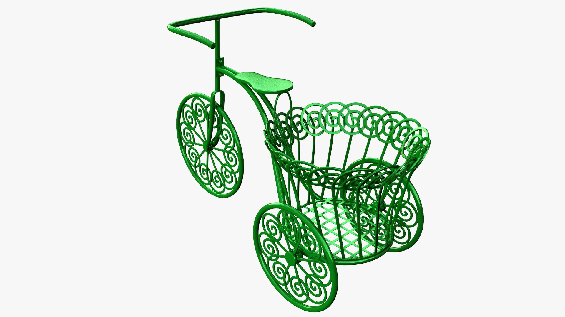 Bicycle plant pot model - TurboSquid 1371756
