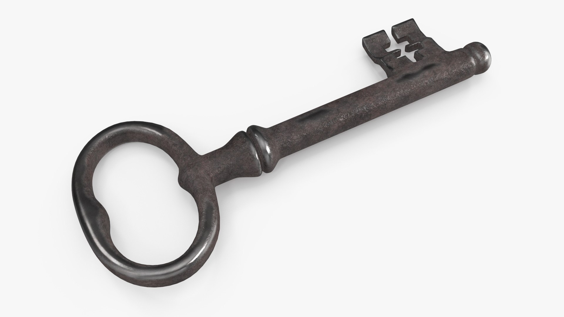 Classic Skeleton Key Steel 3D Model - TurboSquid 2246292