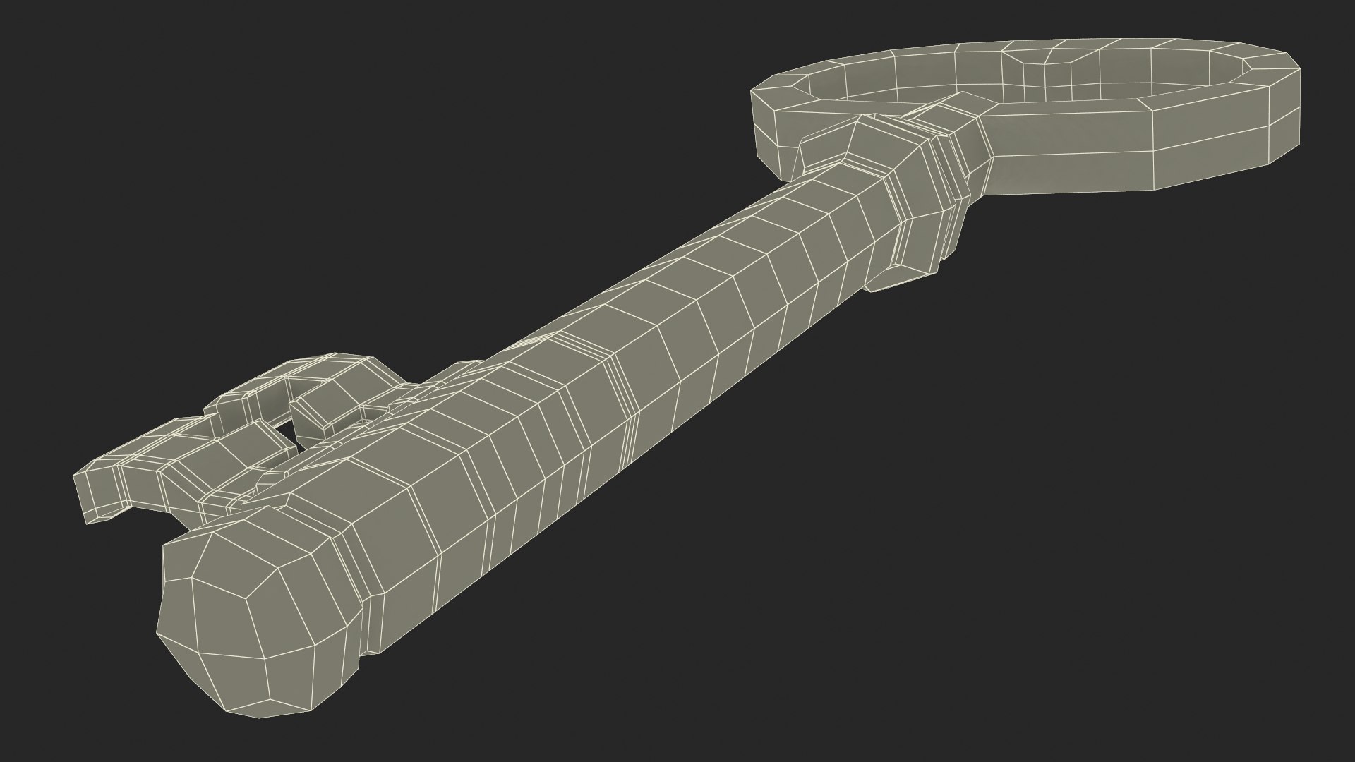 Classic Skeleton Key Steel 3D Model - TurboSquid 2246292