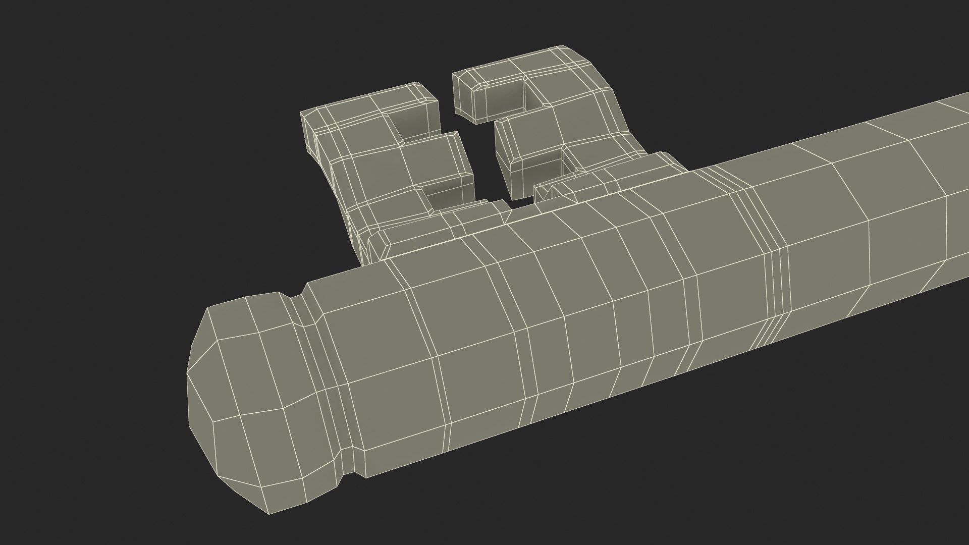 Classic Skeleton Key Steel 3D Model - TurboSquid 2246292