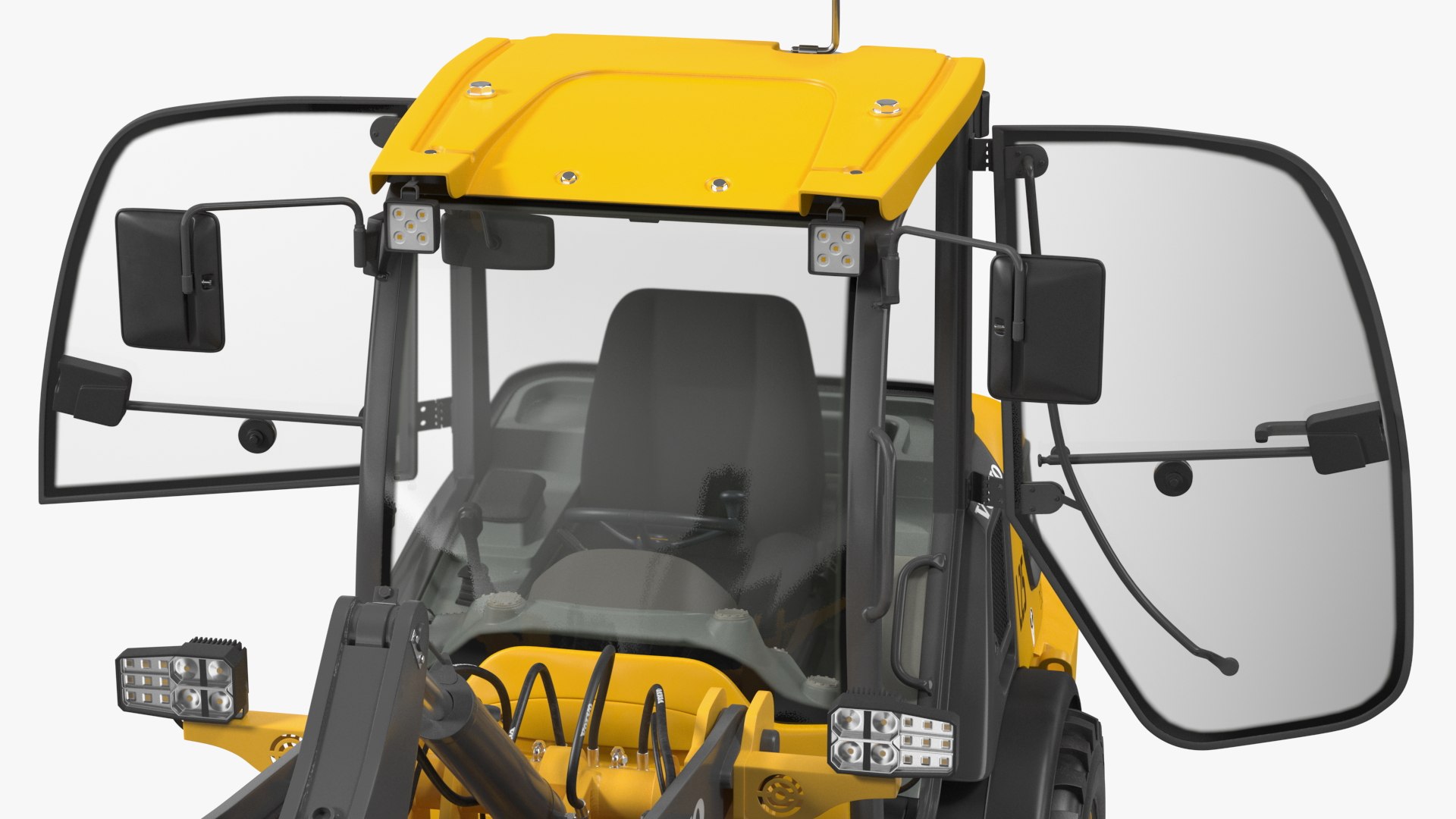 3D Volvo L25 Electric Loader With Material Handling Arm Rigged ...