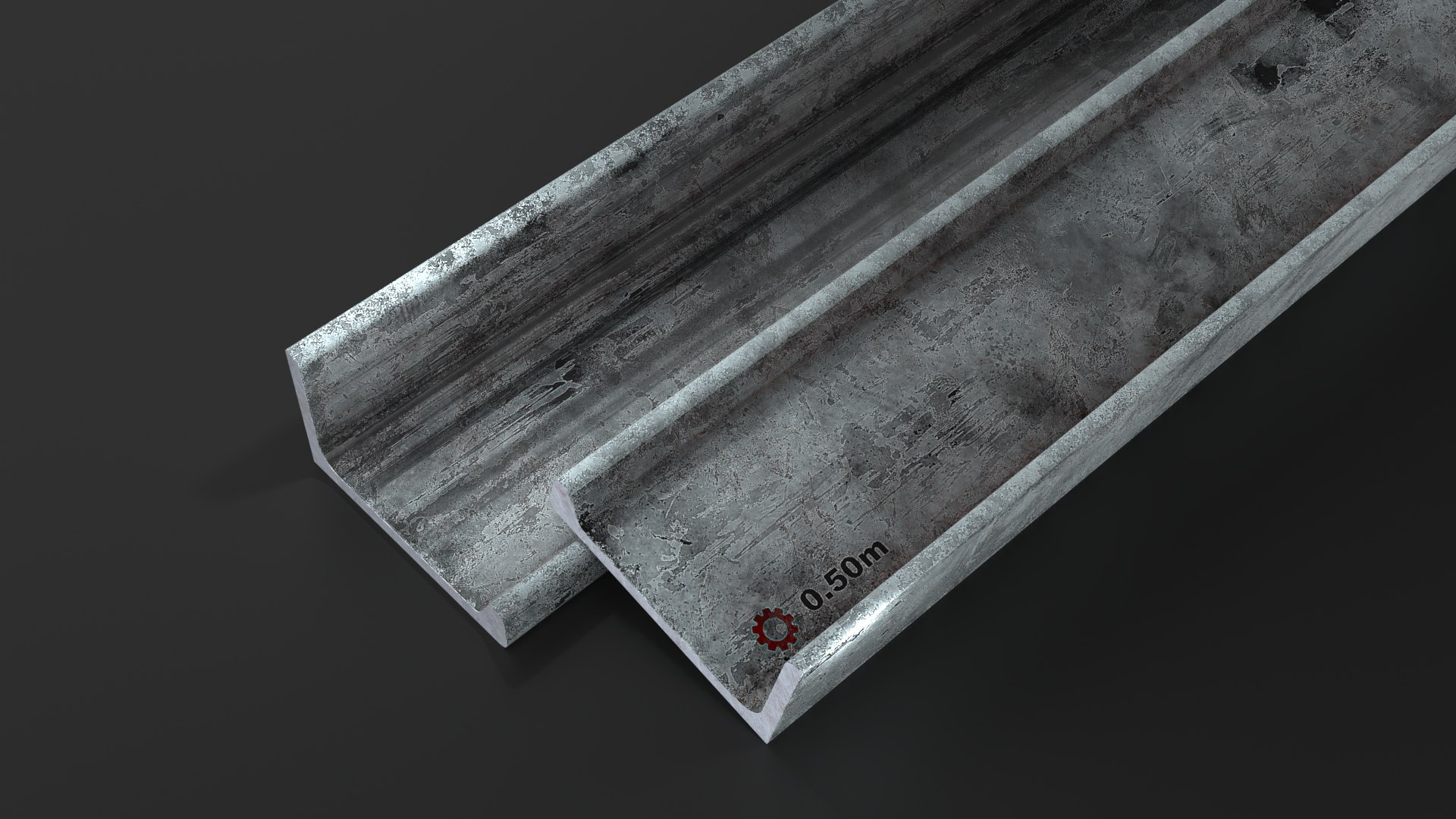 3D Angle Steel Beam SMB Low-poly Model - TurboSquid 1883850