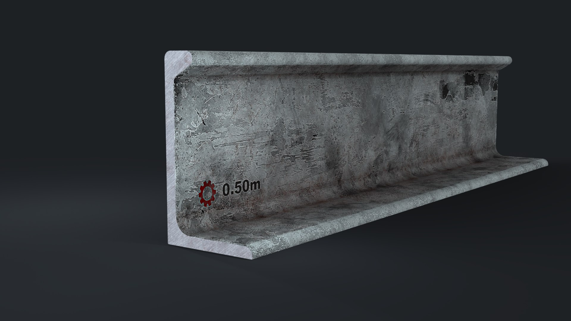 3D Angle Steel Beam SMB Low-poly Model - TurboSquid 1883850