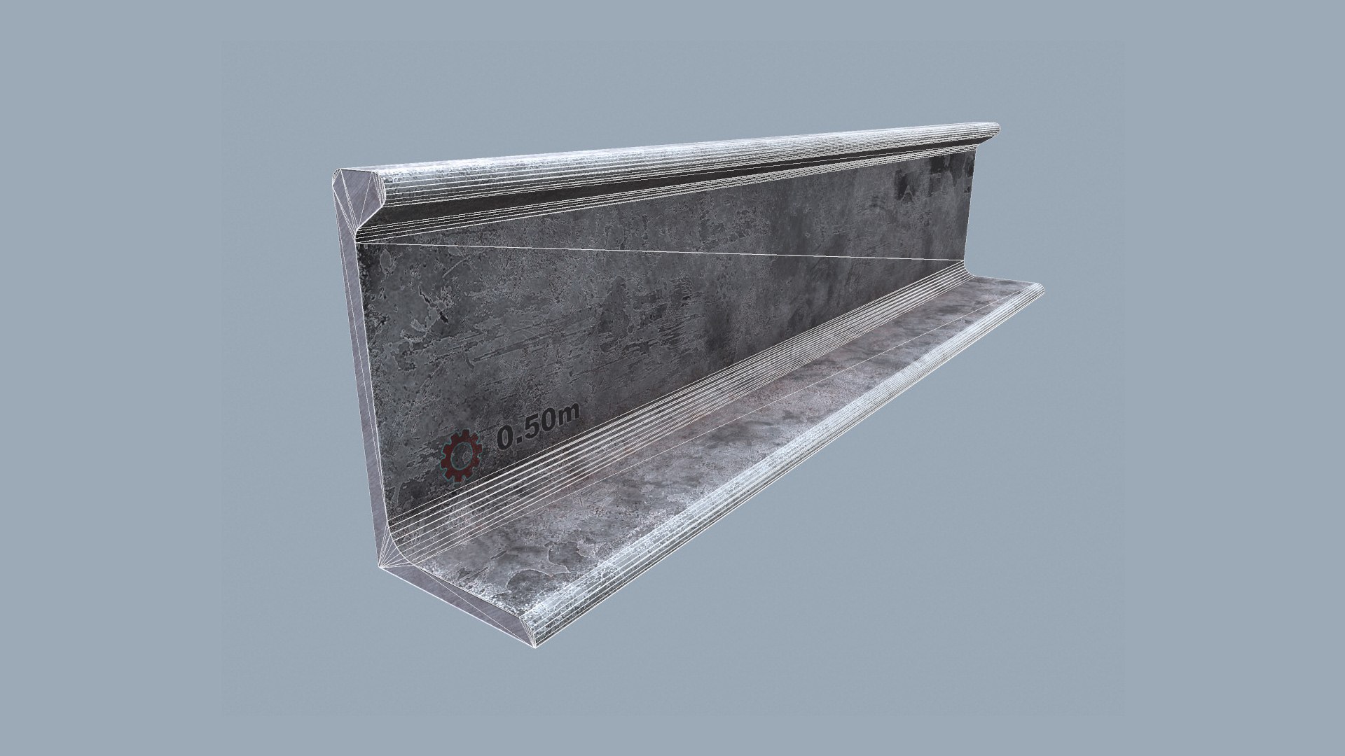 3D Angle Steel Beam SMB Low-poly Model - TurboSquid 1883850