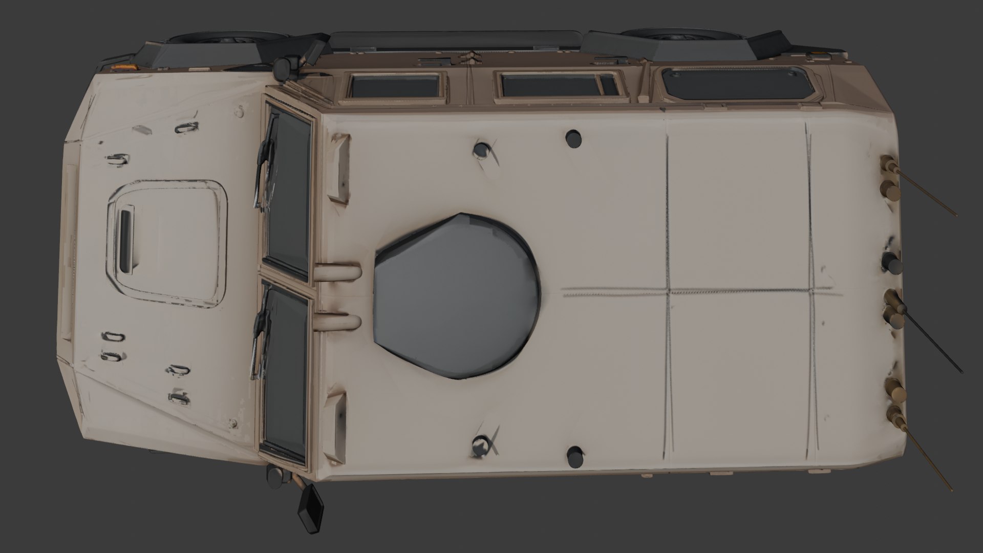 Armored Tactical Military Vehicle 4x4 High Detail 3D Model 3D Model ...