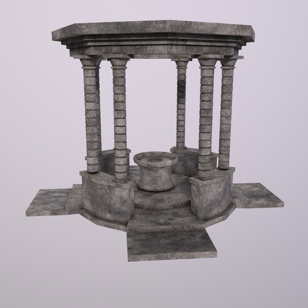 Ancient Rotunda Lowpoly Low-poly 3D Model 3D Model - TurboSquid 1787660
