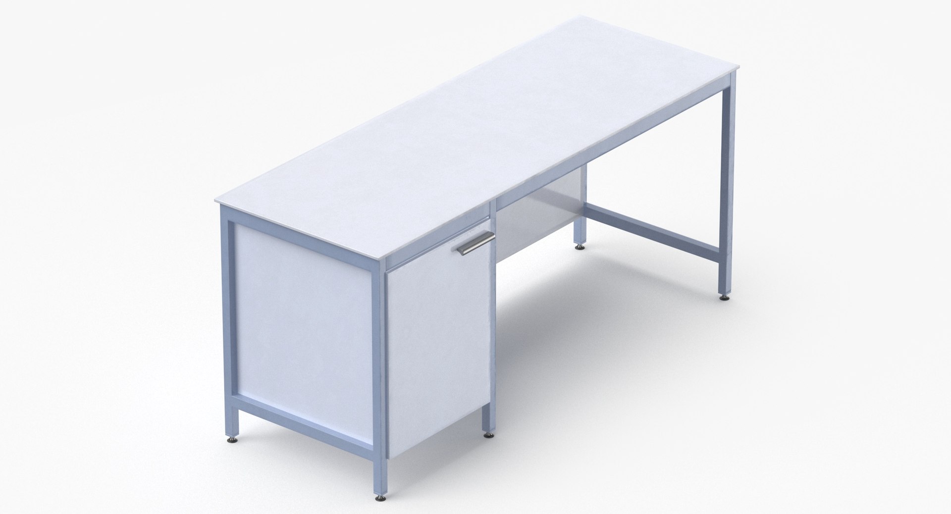 5 Lab Desks 3D model - TurboSquid 1885286