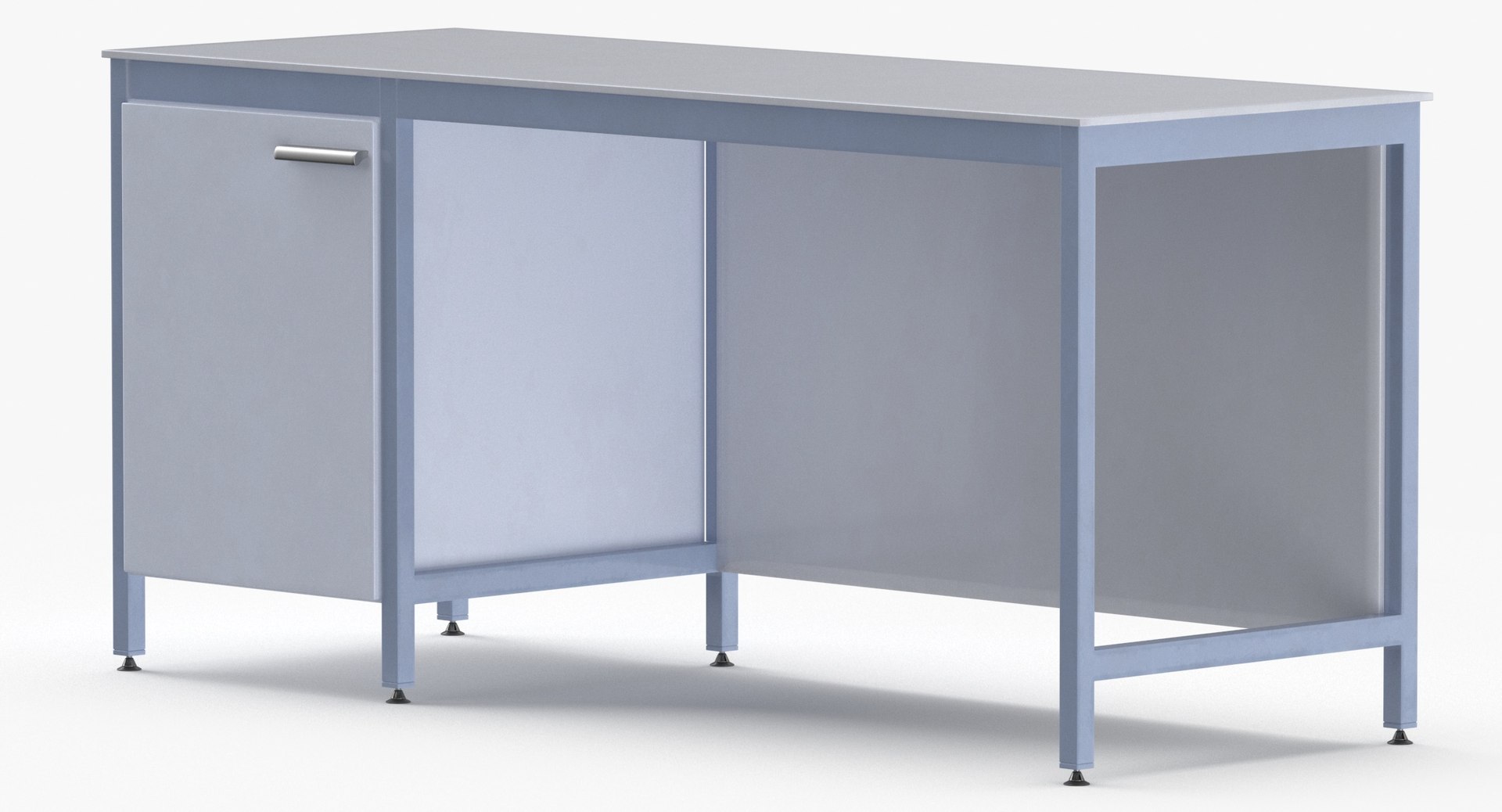 5 Lab Desks 3D model - TurboSquid 1885286