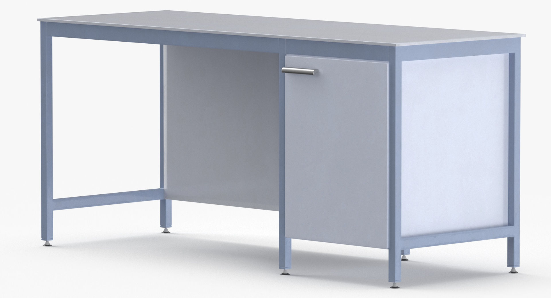 5 Lab Desks 3D model - TurboSquid 1885286