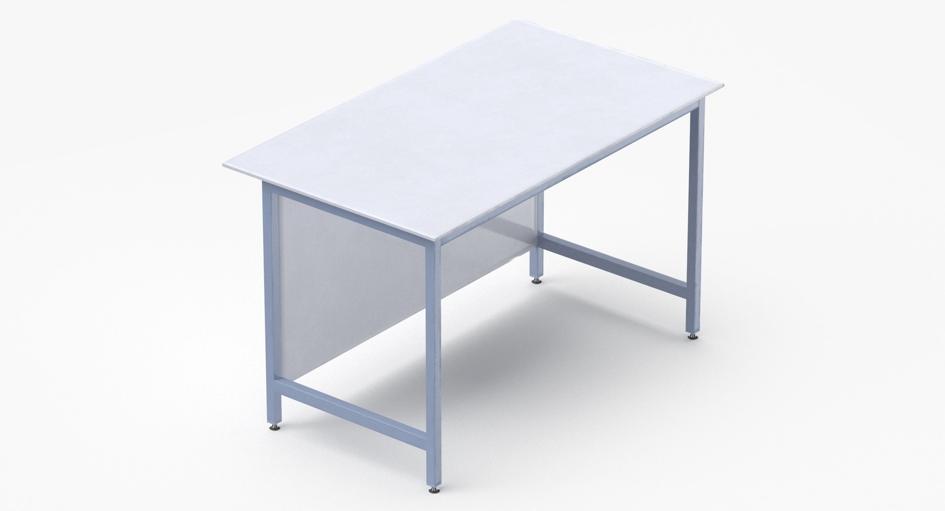 5 Lab Desks 3D model - TurboSquid 1885286