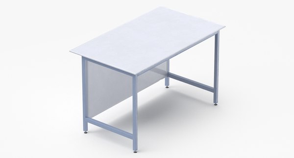 5 Lab Desks 3D model - TurboSquid 1885286