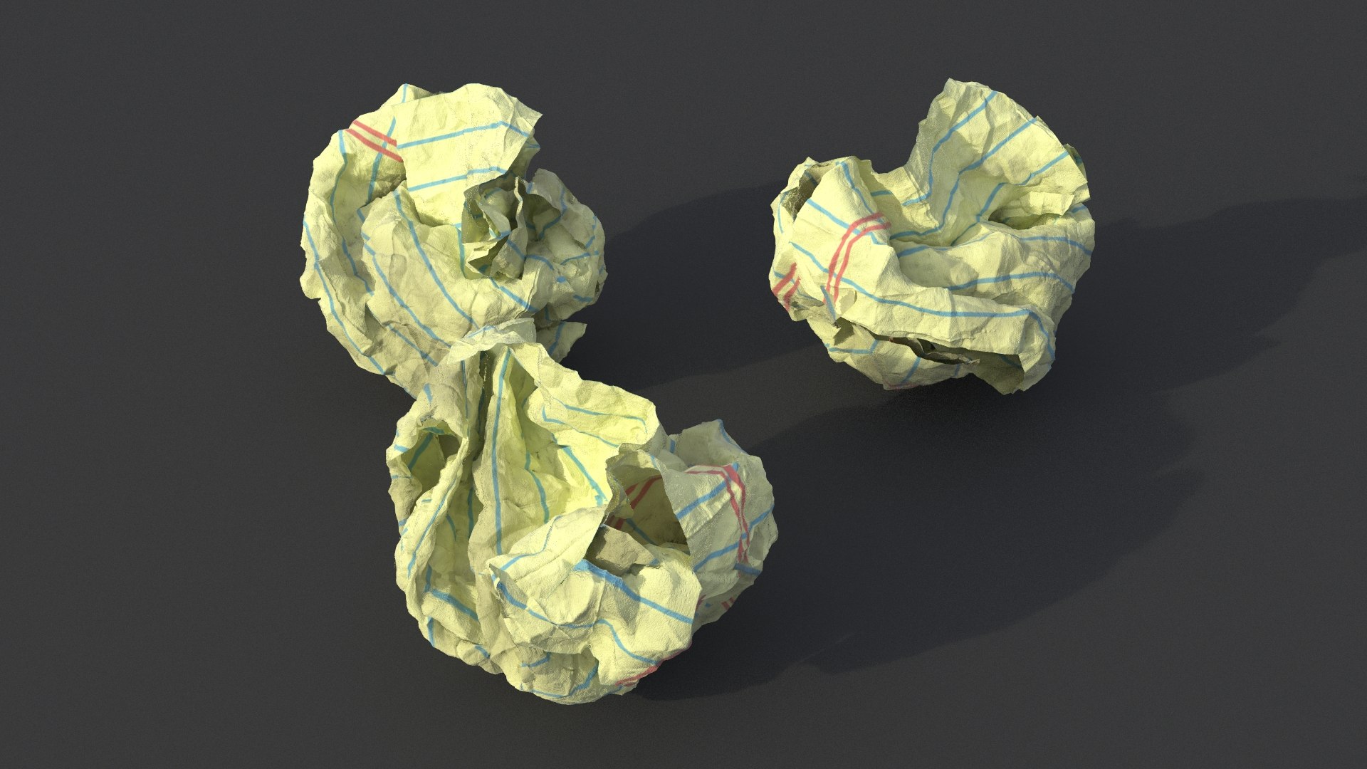 3D model Yellow Line Paper HD - TurboSquid 1936128