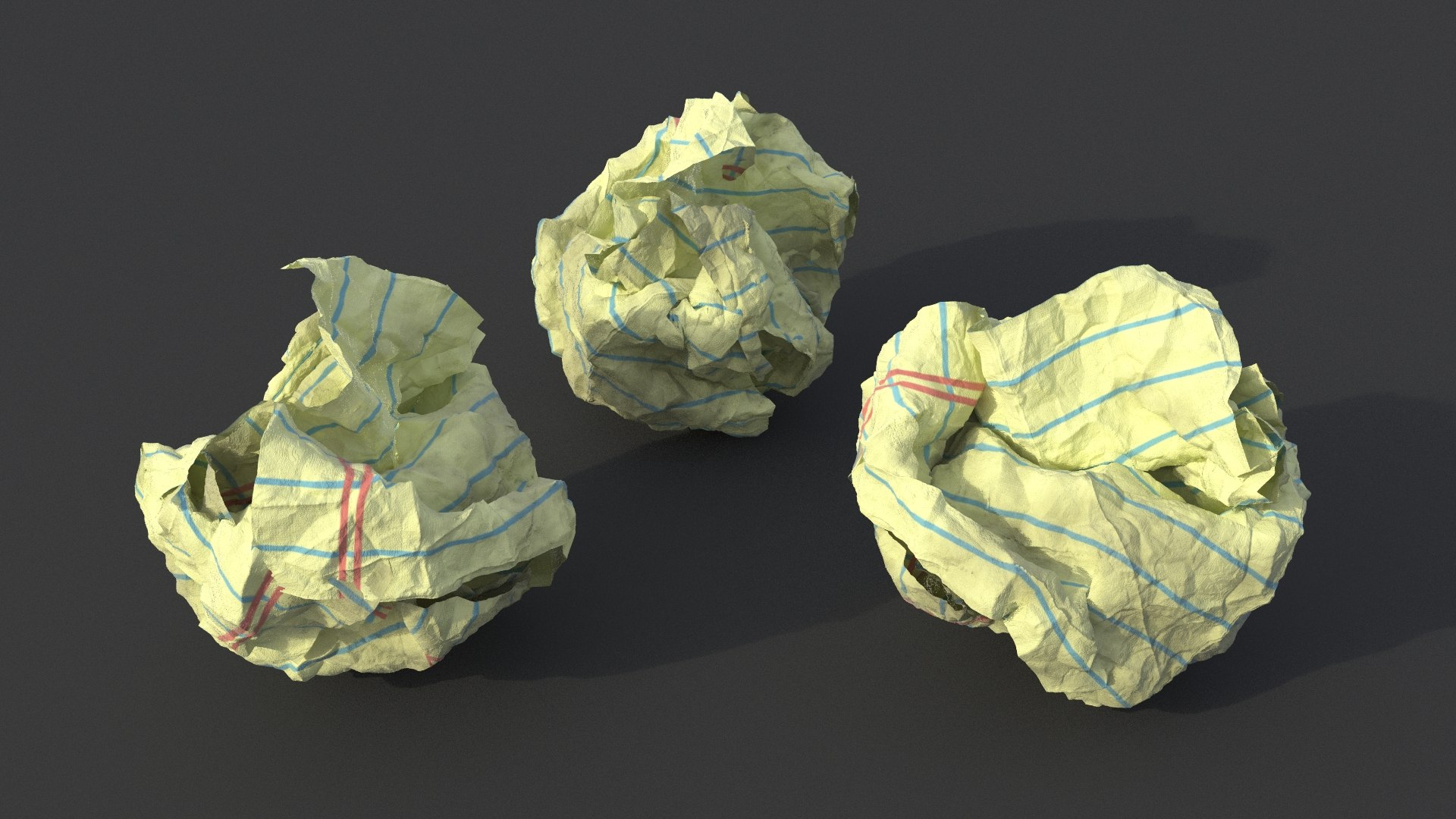 3D model Yellow Line Paper HD - TurboSquid 1936128