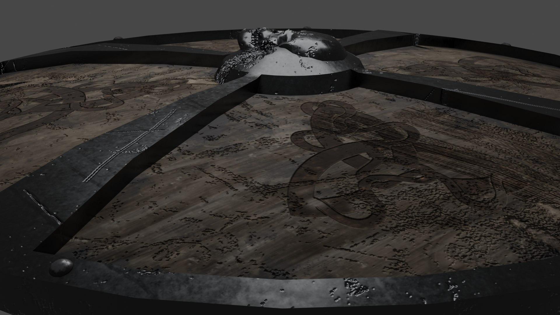 The Skull Shield 3D Model - TurboSquid 2056482
