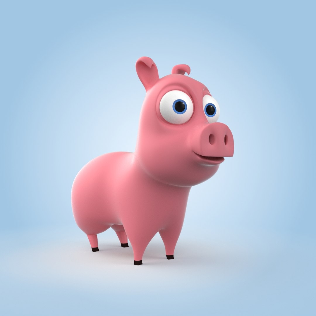 Pig 3D Model - TurboSquid 2100535