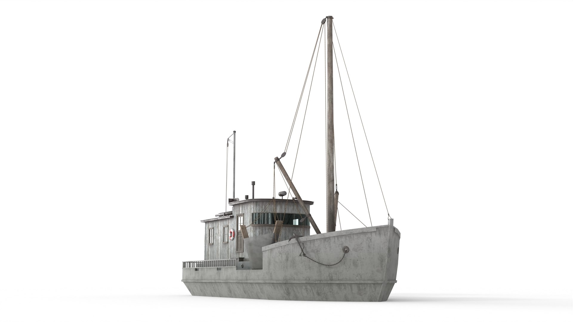3D building trawler - TurboSquid 1646722