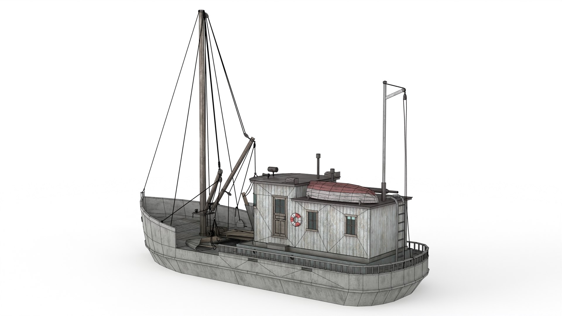 3D building trawler - TurboSquid 1646722