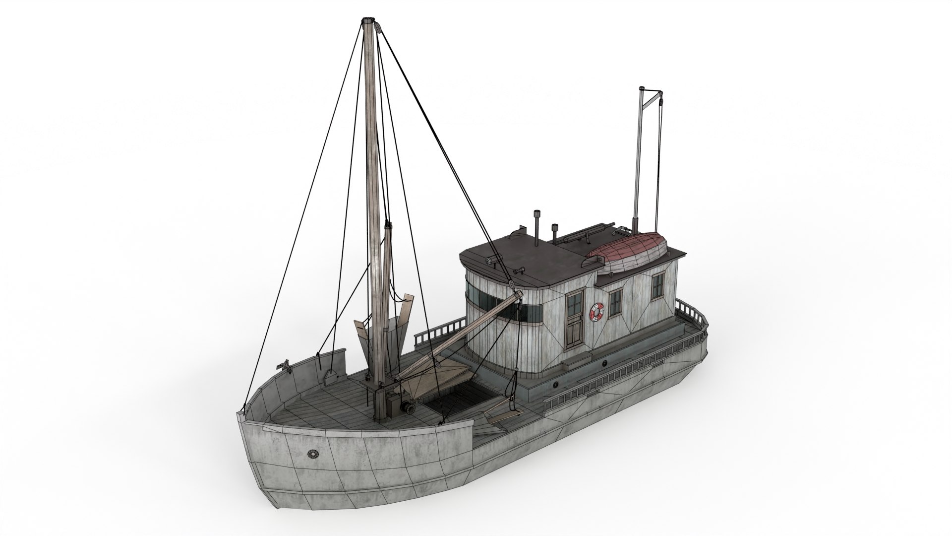 3D building trawler - TurboSquid 1646722