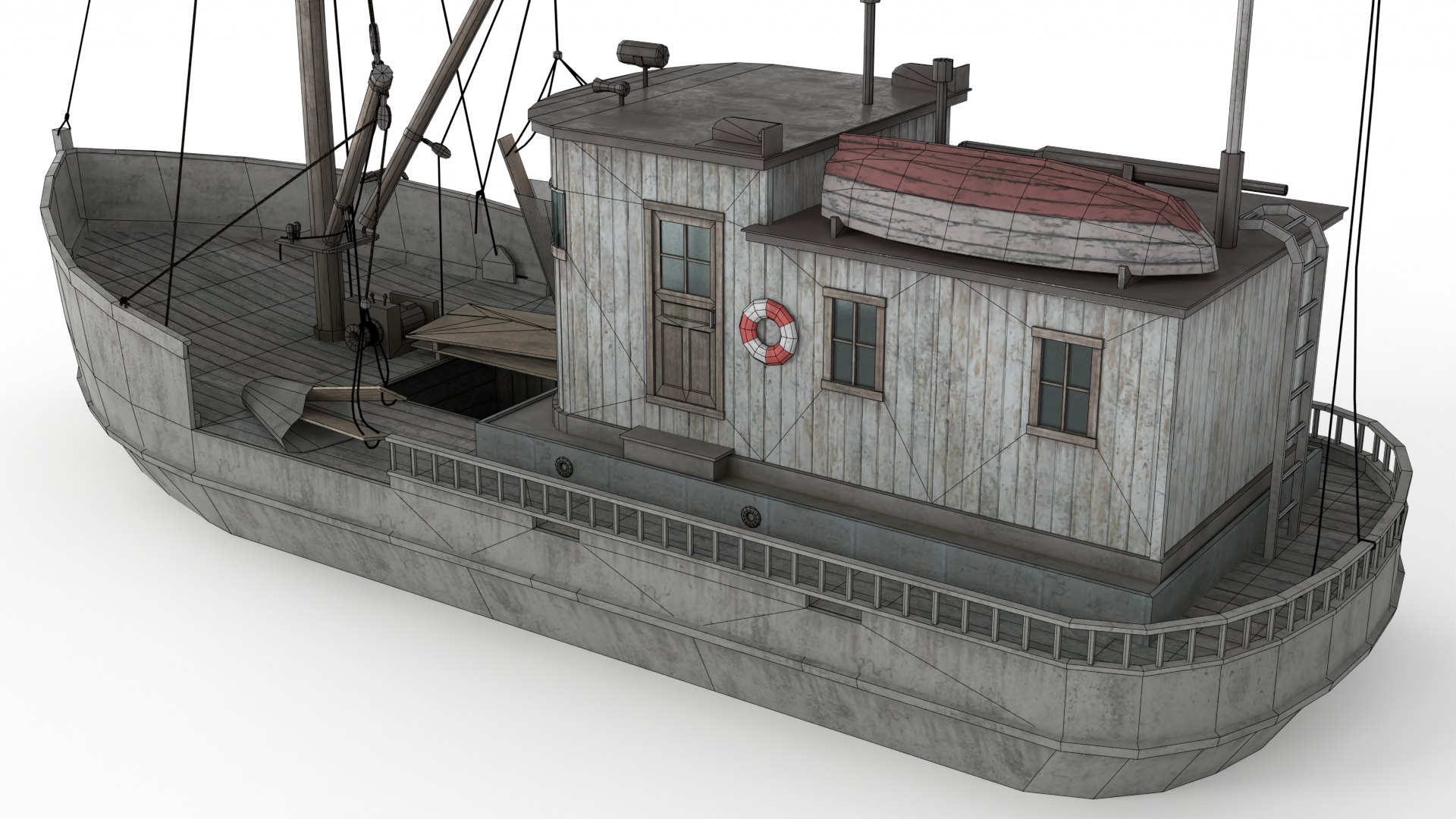 3D building trawler - TurboSquid 1646722