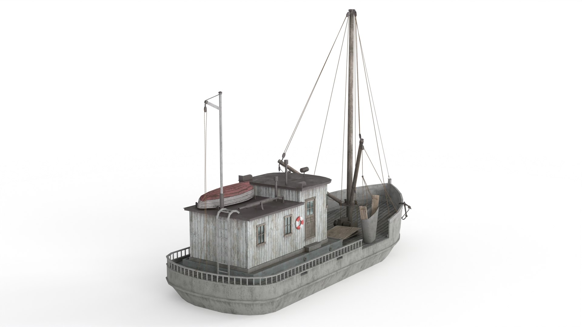 3D building trawler - TurboSquid 1646722