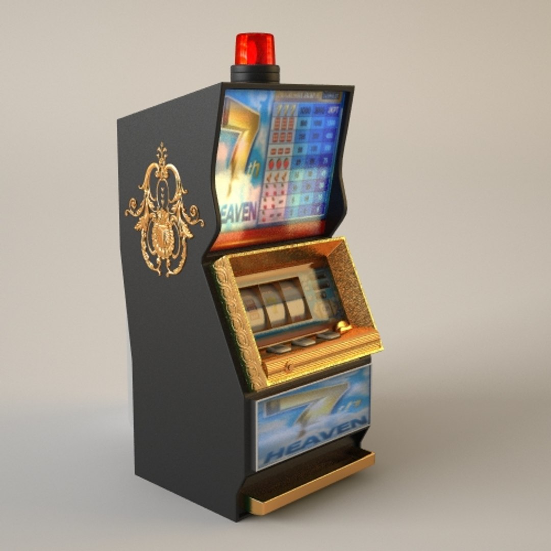 3d Casino Slot Machine Slotmachine Model