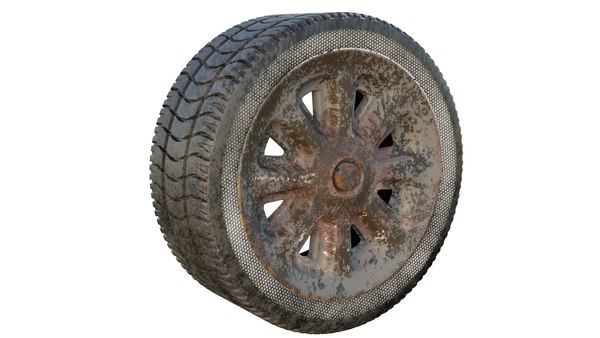 DIRTY WHEEL including rim 3D model - TurboSquid 1976882