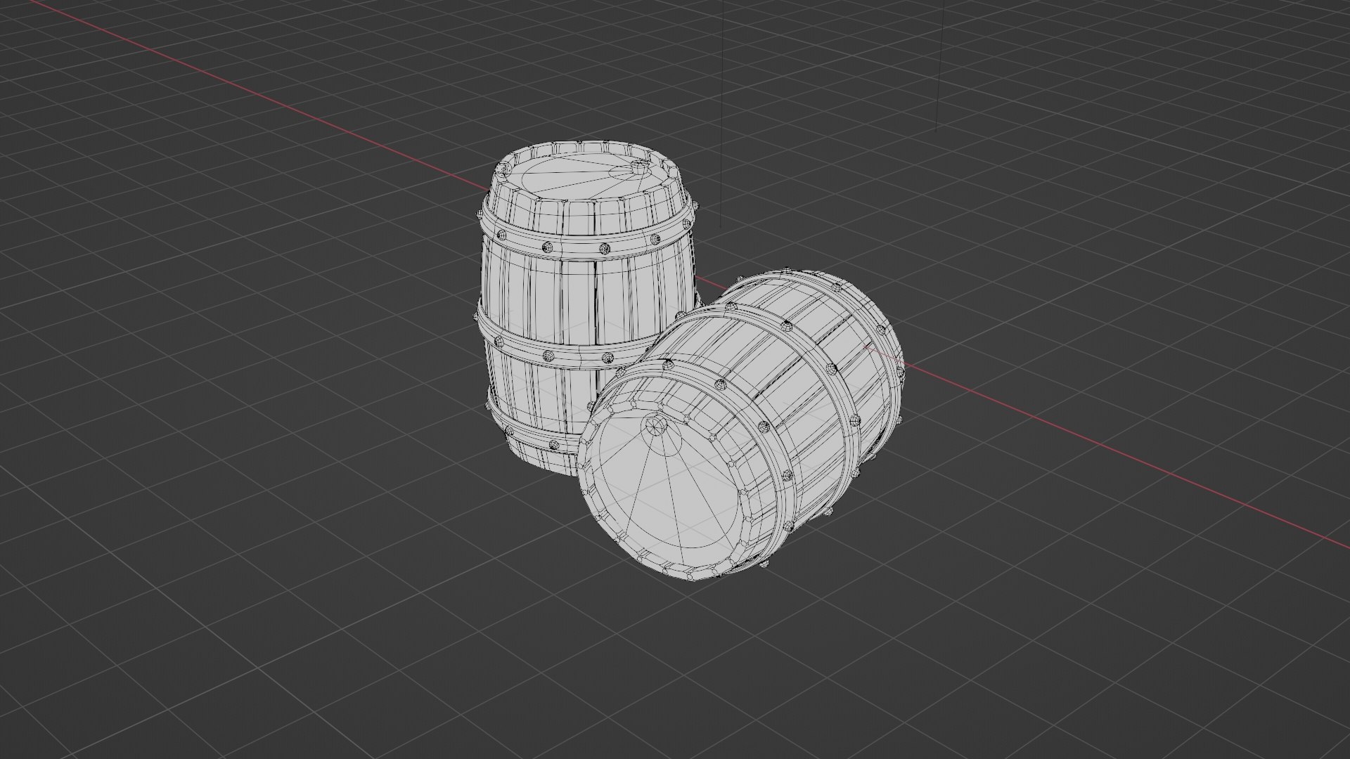 Barrel Model - TurboSquid 2262033