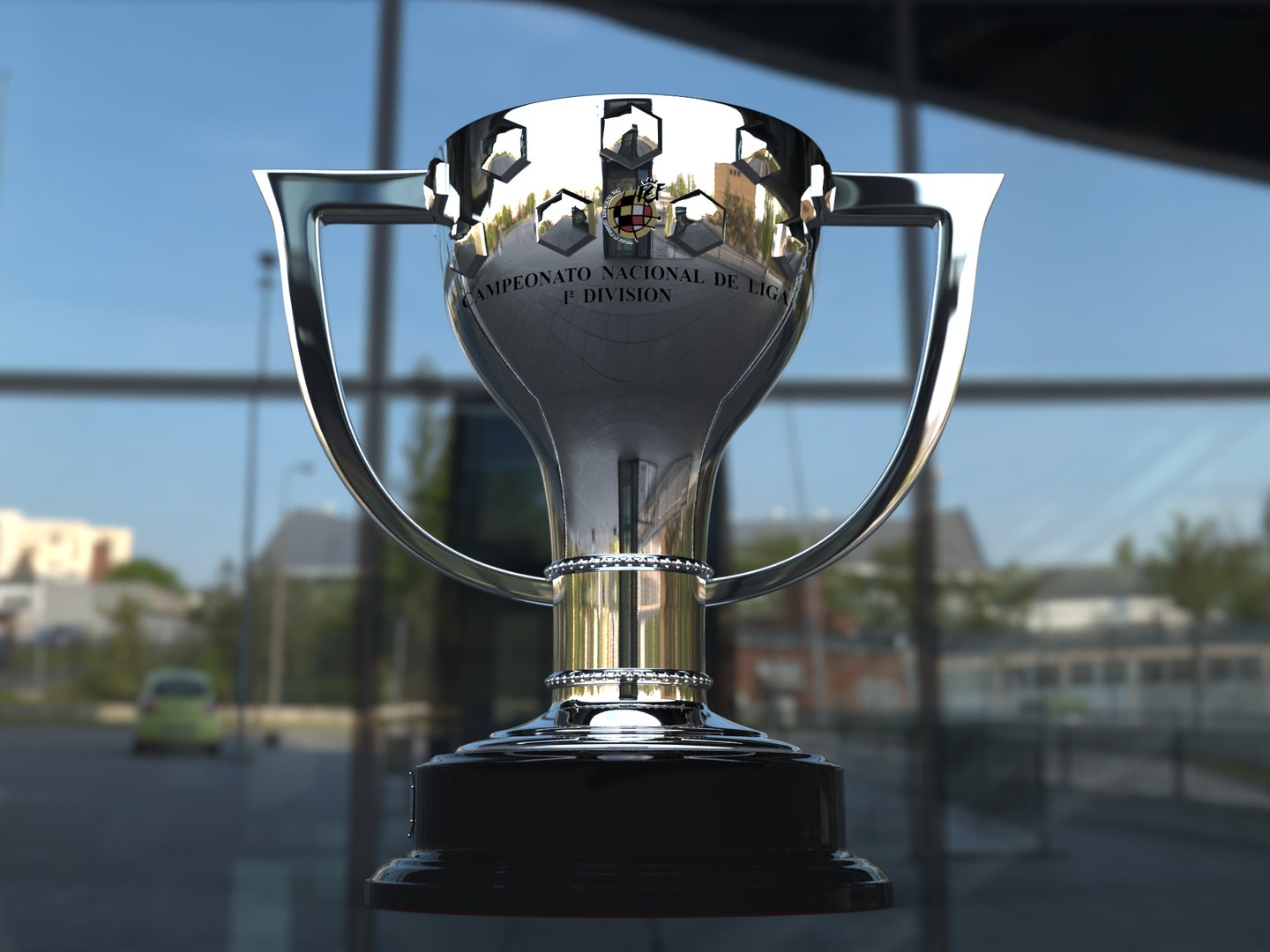 3D La Liga Spanish Trophy Football Award - TurboSquid 2436122