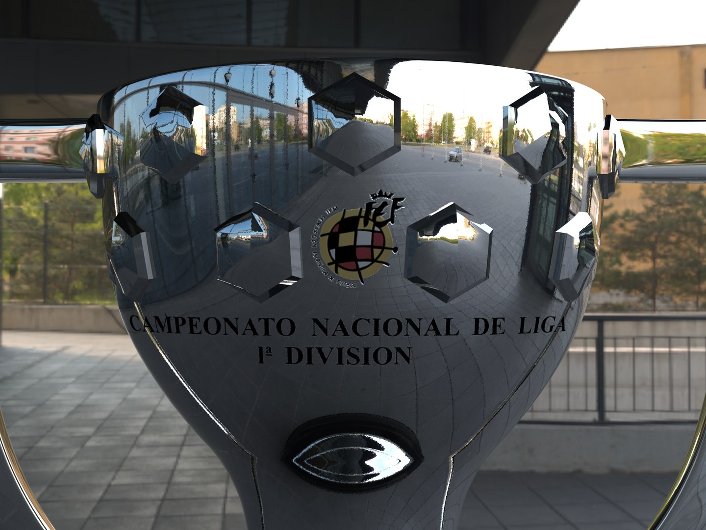 3D La Liga Spanish Trophy Football Award - TurboSquid 2436122