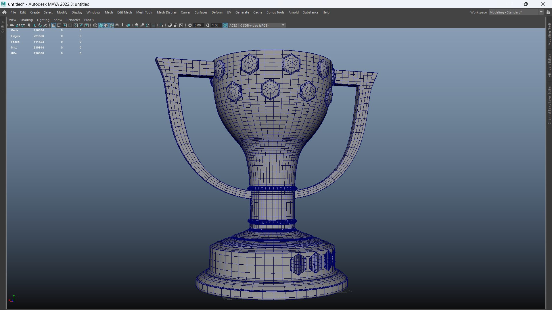 3D La Liga Spanish Trophy Football Award - TurboSquid 2436122