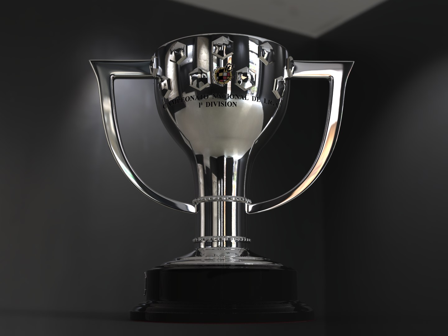 3D La Liga Spanish Trophy Football Award - TurboSquid 2436122