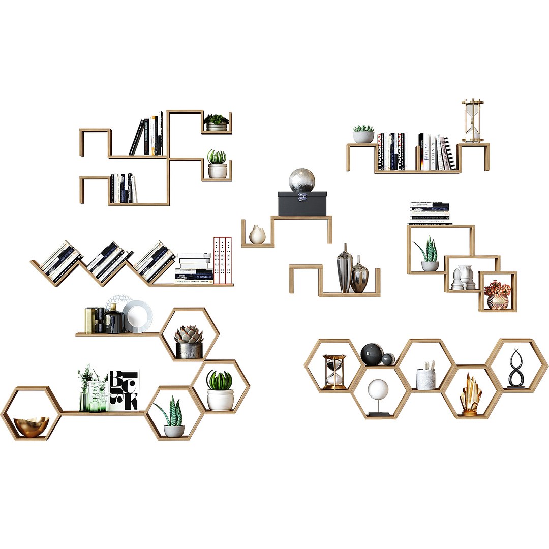 Wall Decoration Set 3D model - TurboSquid 1750005