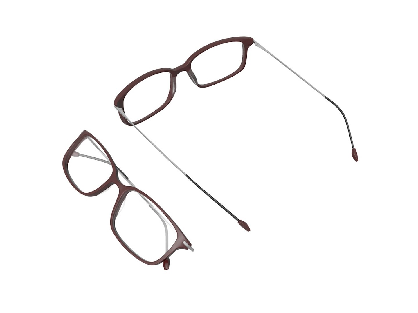 3d eyeglasses rim model