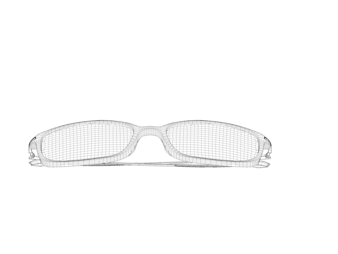 3d eyeglasses rim model