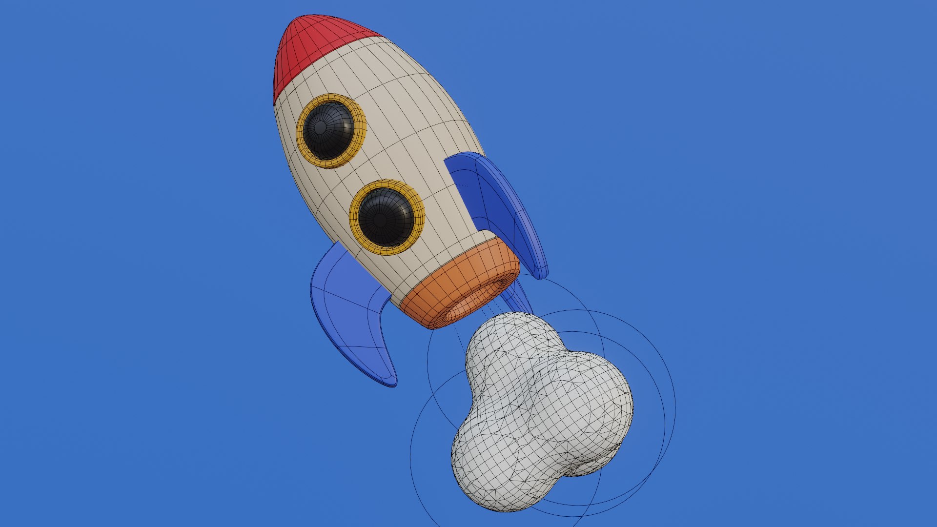 Low Poly Rocket 3D - TurboSquid 2251698