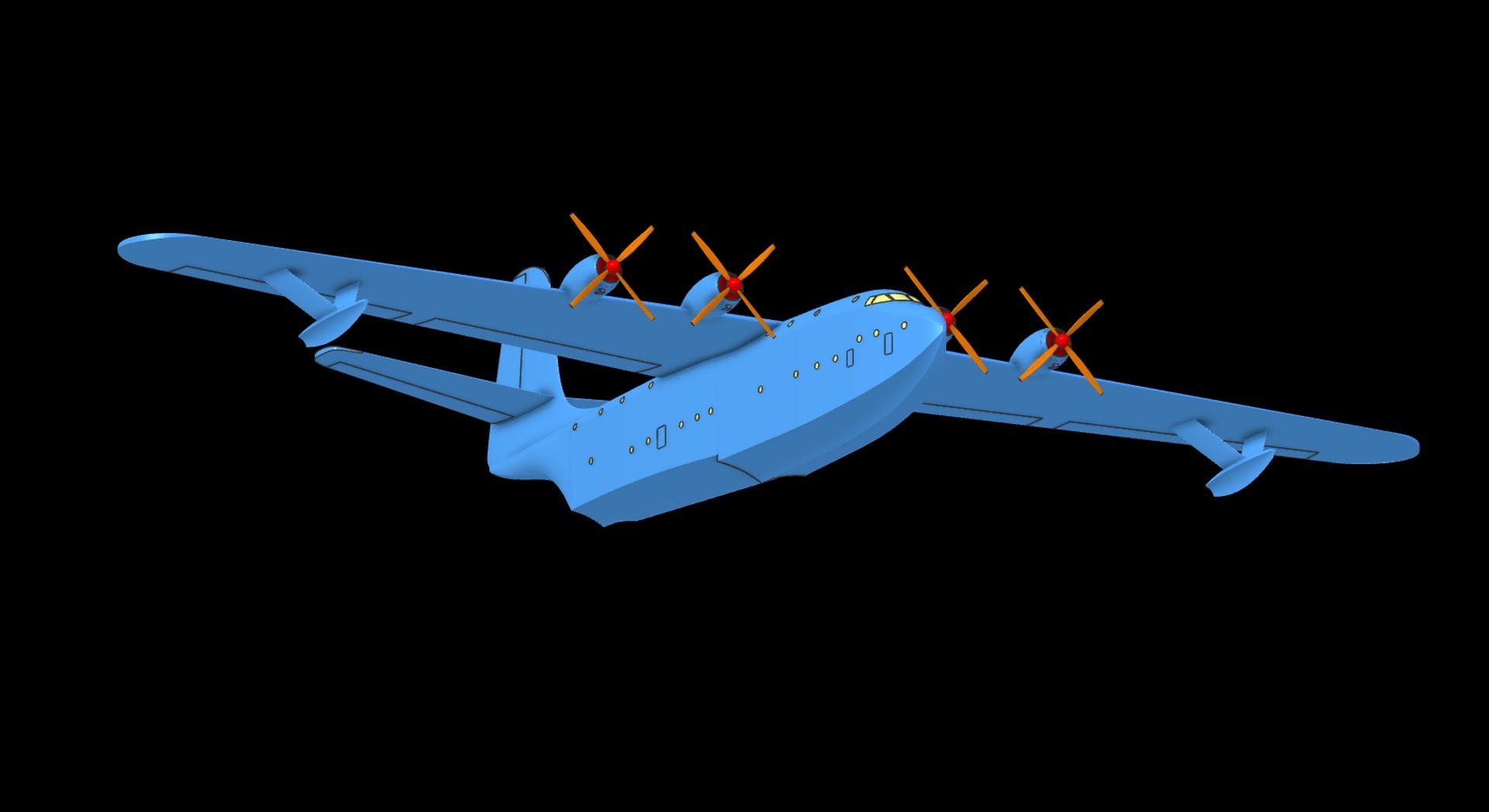 3D Martin Jrm-3 Mars Flying - TurboSquid 1601508
