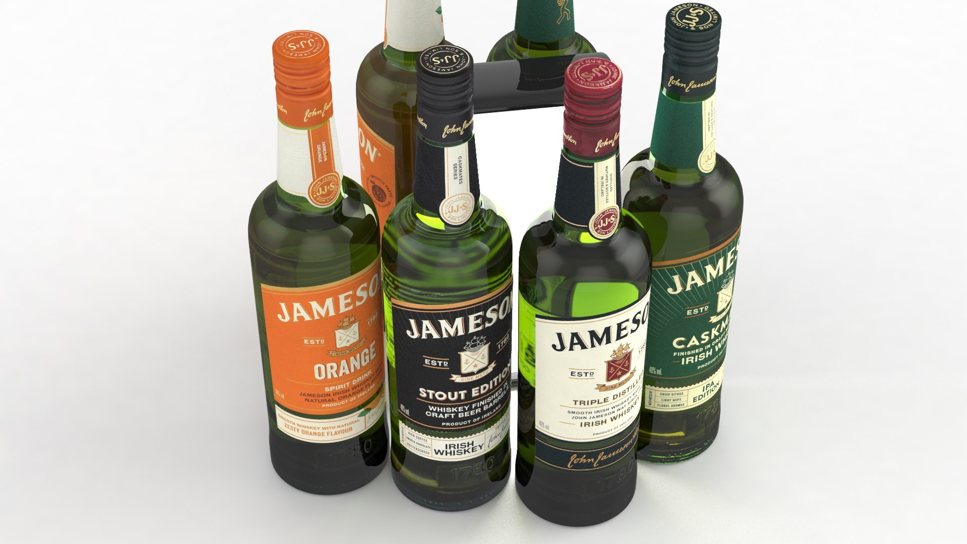 3D Model Jameson Irish Whiskey 700ml 2022 Collection - TurboSquid 1850880