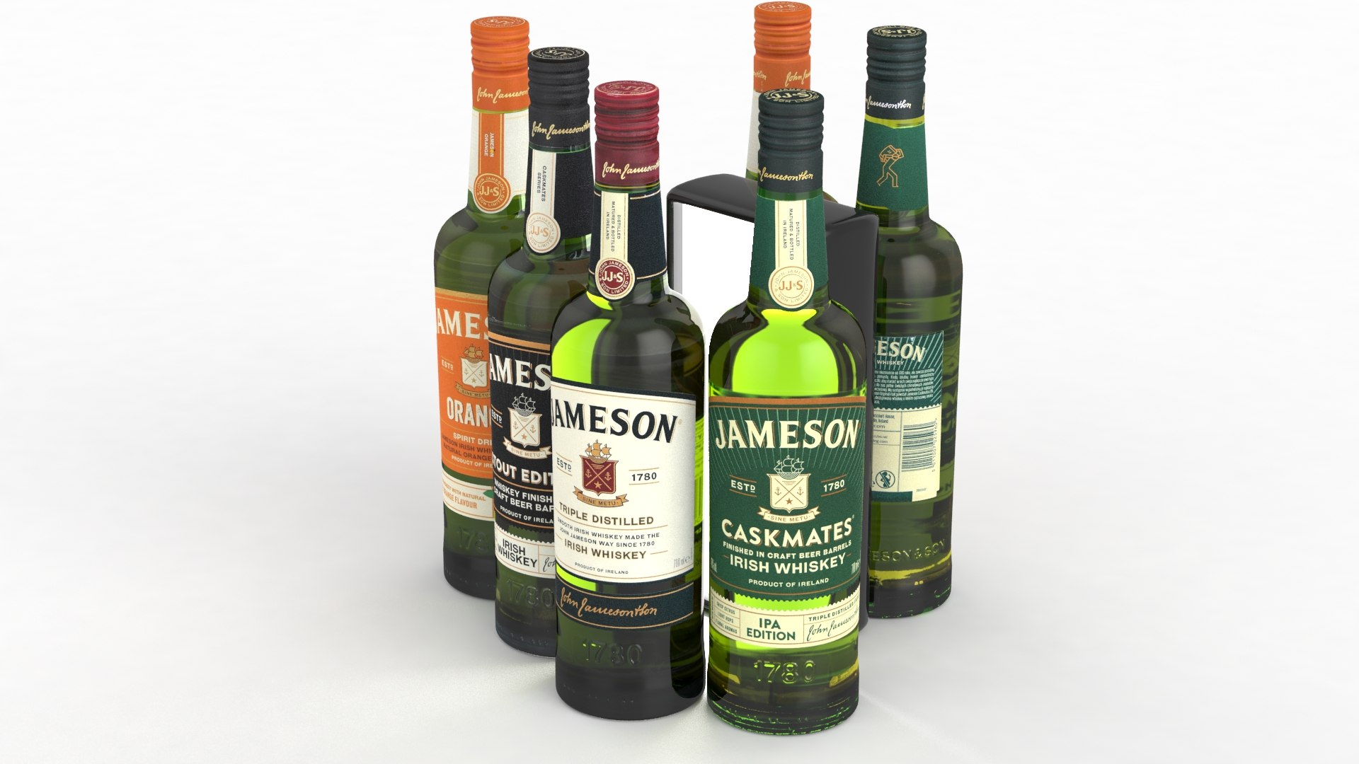 3D Model Jameson Irish Whiskey 700ml 2022 Collection - TurboSquid 1850880