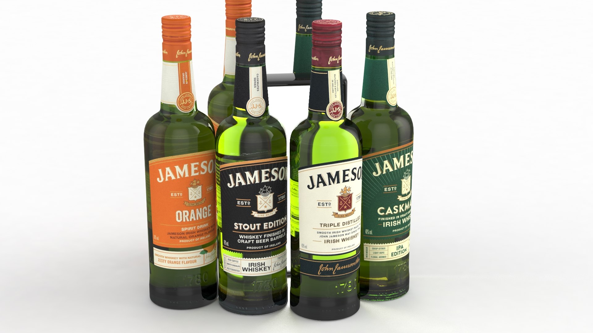 3D Model Jameson Irish Whiskey 700ml 2022 Collection - TurboSquid 1850880