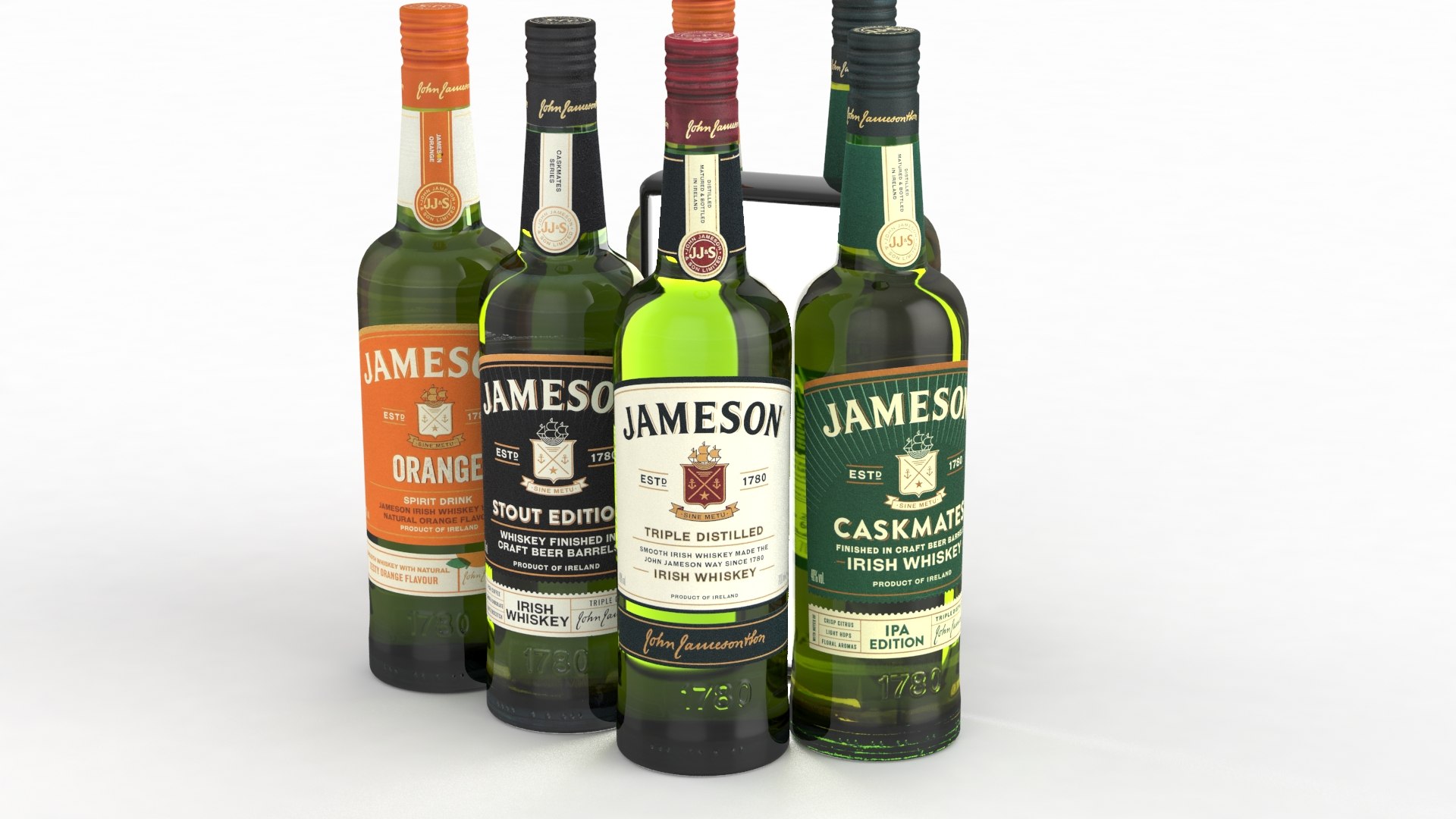 3D Model Jameson Irish Whiskey 700ml 2022 Collection - TurboSquid 1850880