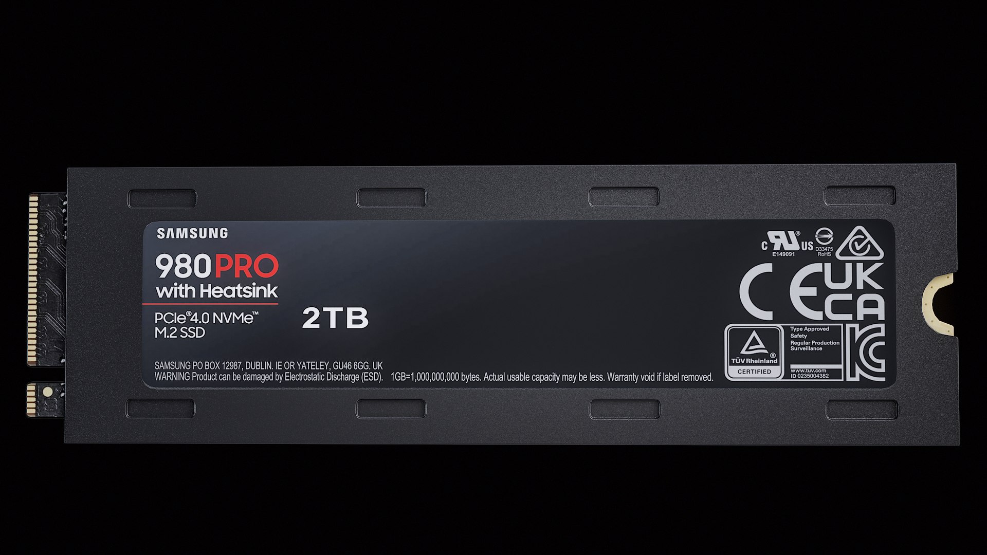 Samsung M2 Nvme SSD 980 Pro With Heatsink 2Tb PBR 3D model - TurboSquid ...