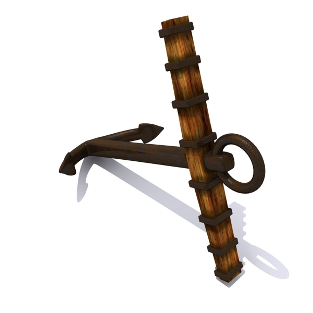 Ancient Anchor 3d Model